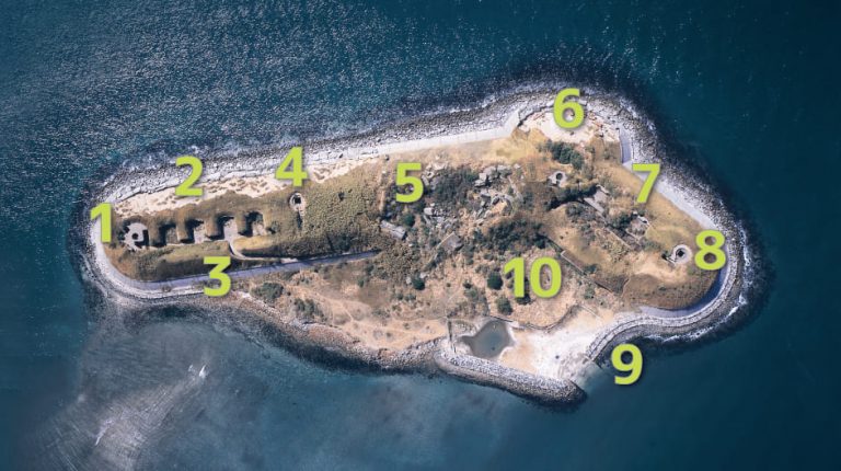 Fortress in Tokyo Bay - NO.2 Sea fort - Remaining relic of the fortress ...